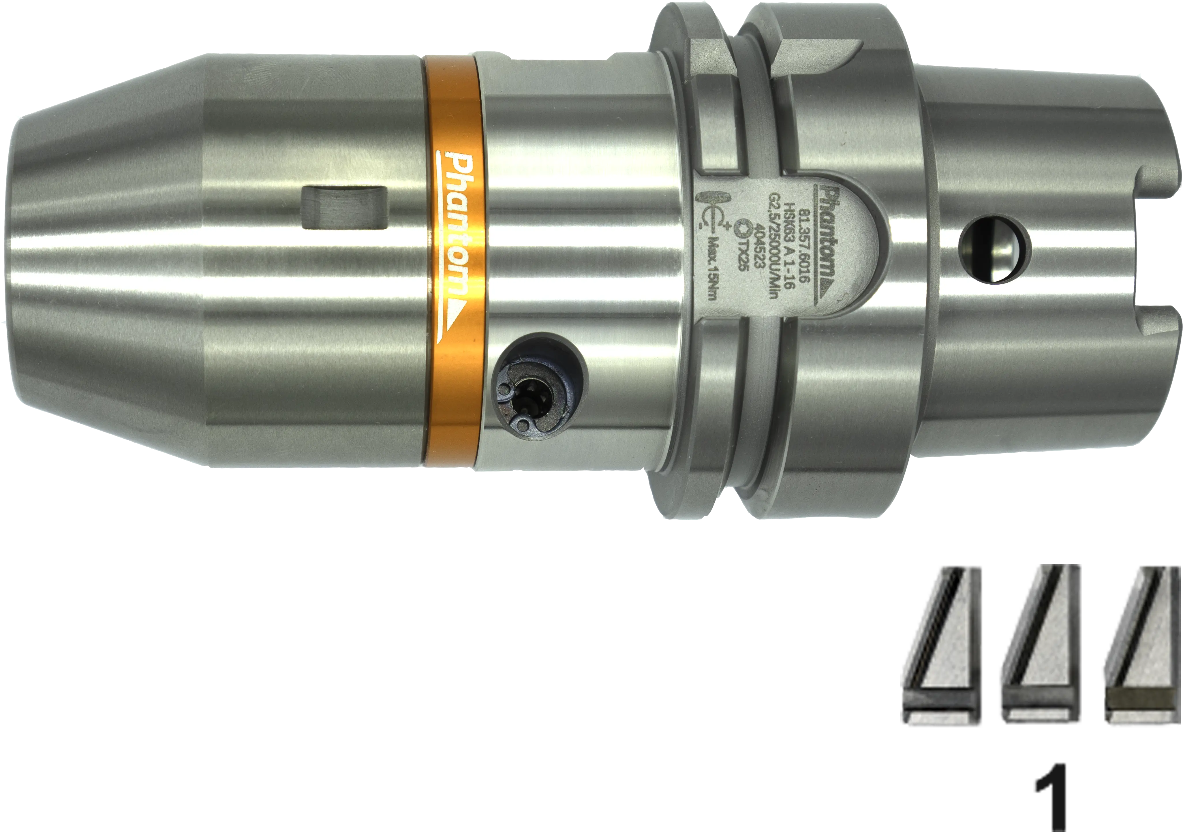 Phantom Ultra-Präzisionsbohrfutter‚ ISO 12164 (DIN 69893)‚ type XPS ...